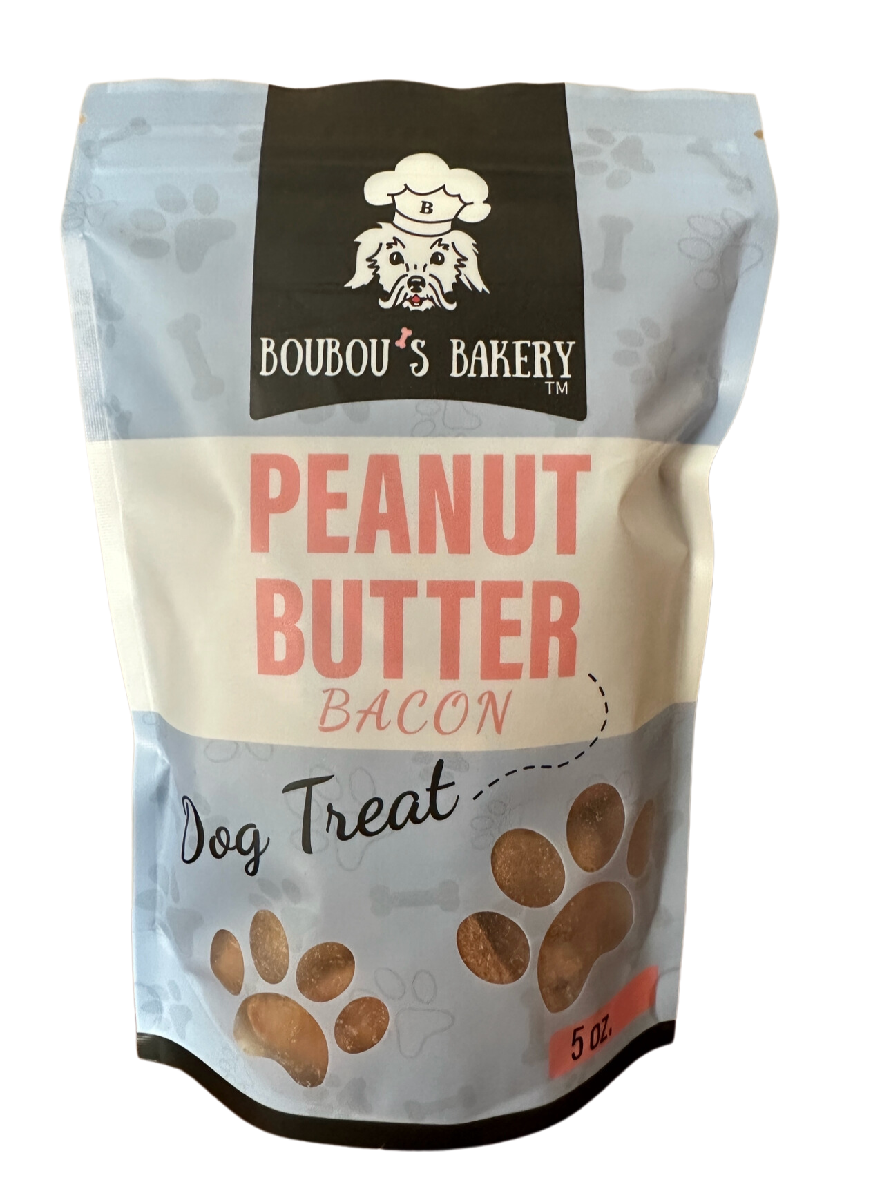 Peanut Butter Bacon Dog Treats - Boubou's Bakery